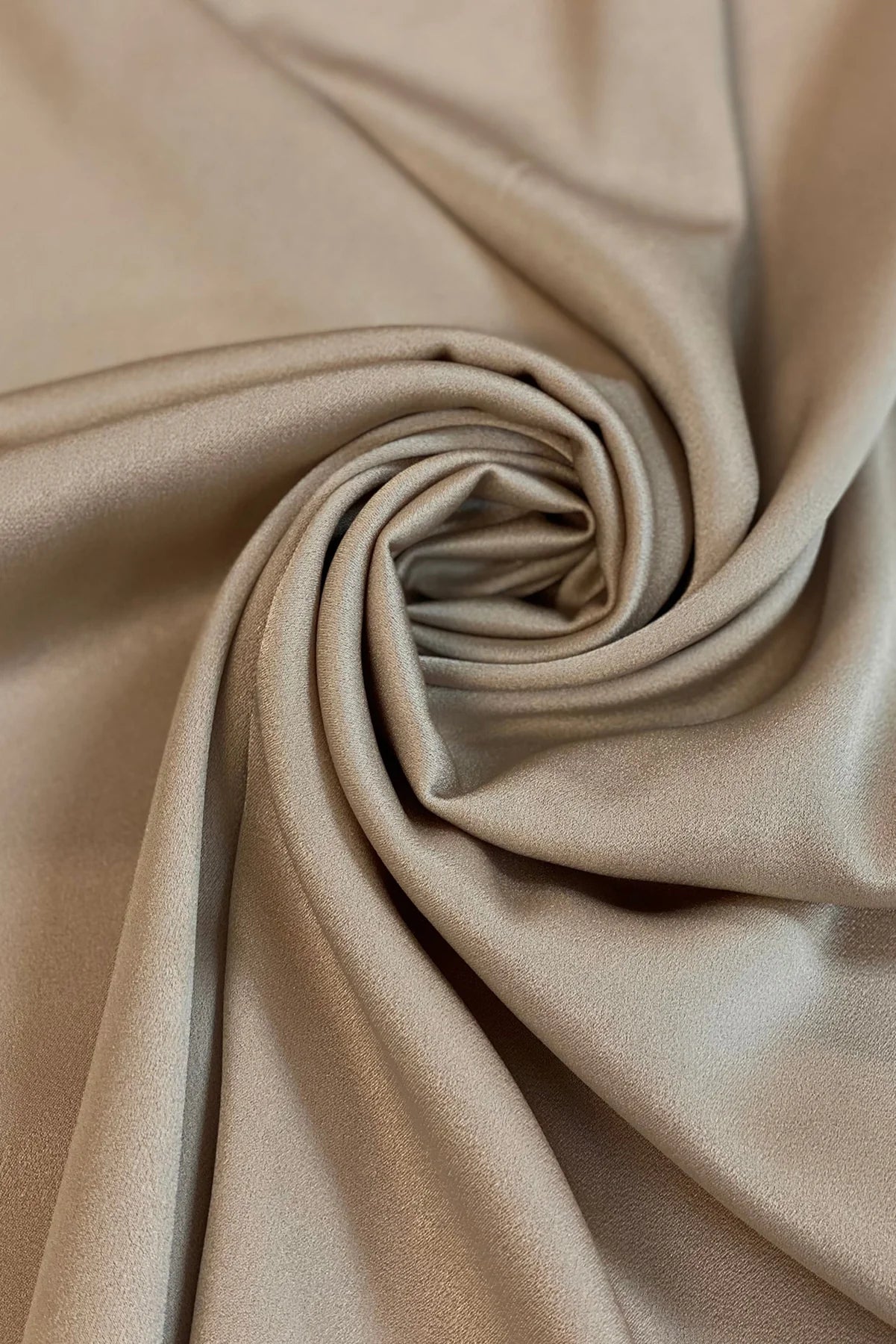 Double-Faced Triacetate Taupe – Fabric Couture
