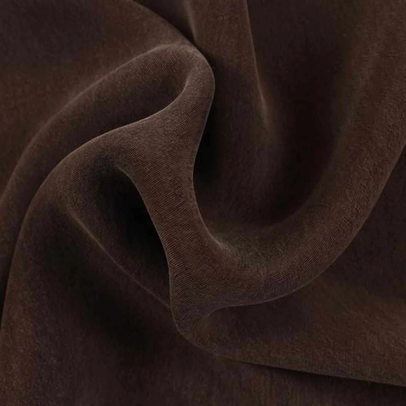 Cupro Silk Satin Dark Brown – Fabric Couture