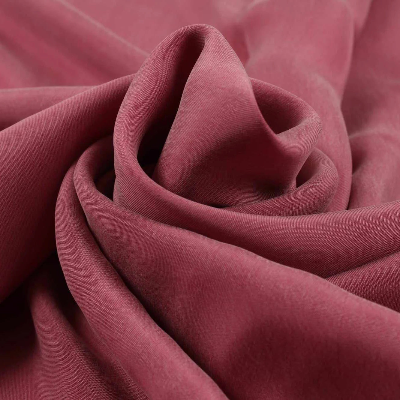 Cupro Silk Satin Scarlet Dusty Rose – Fabric Couture