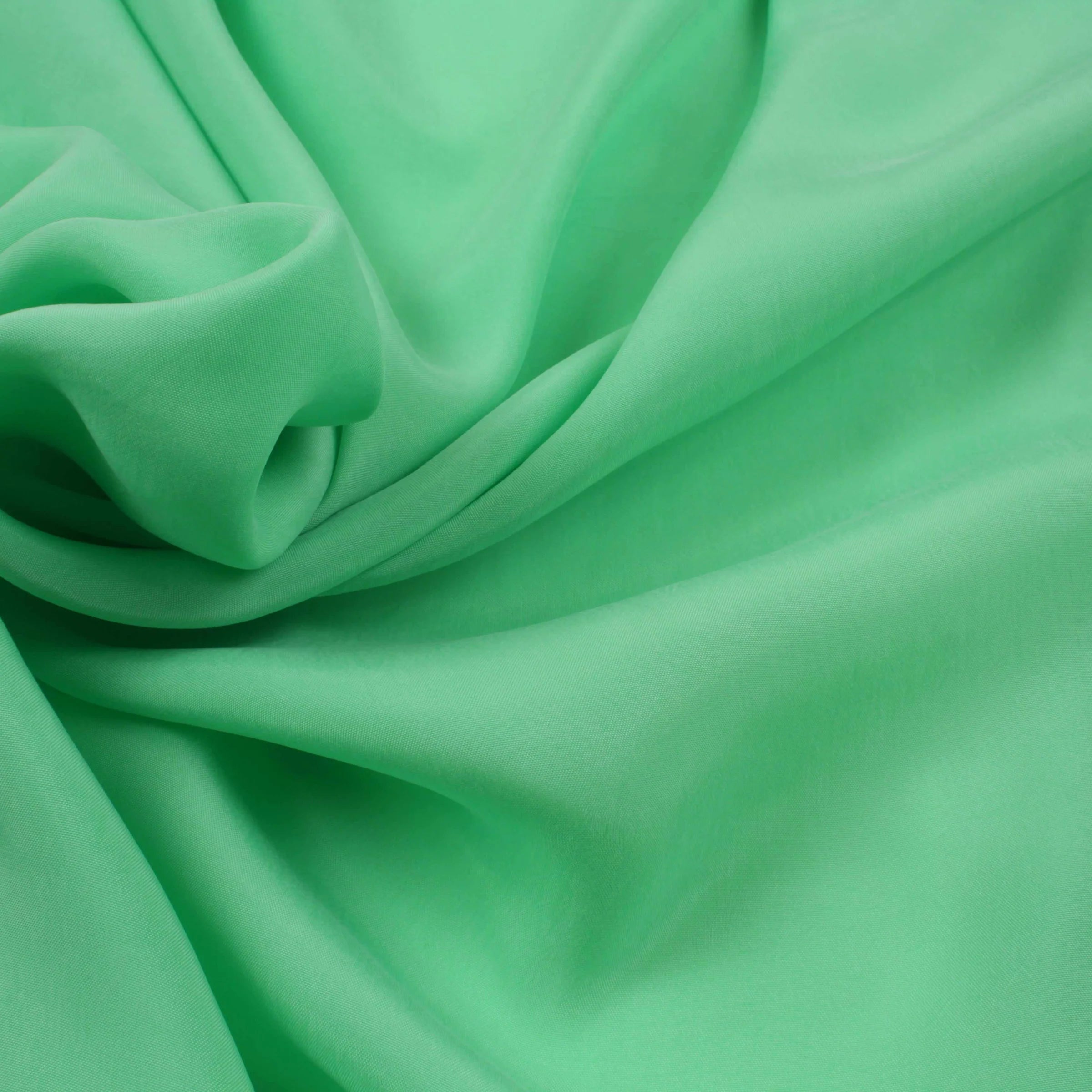 Cupro Silk Satin Pastel Green – Fabric Couture
