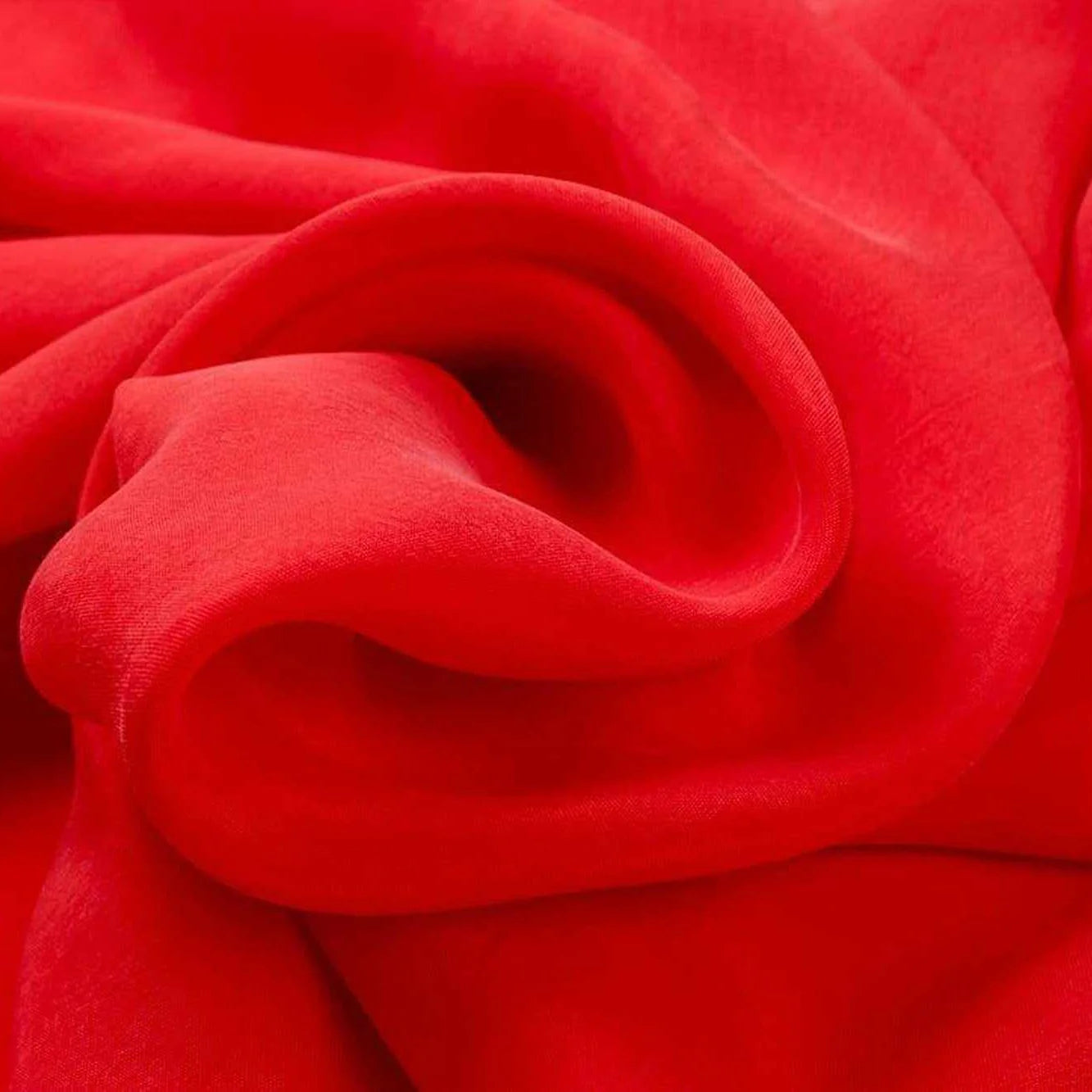 Cupro Silk Satin Red – Fabric Couture