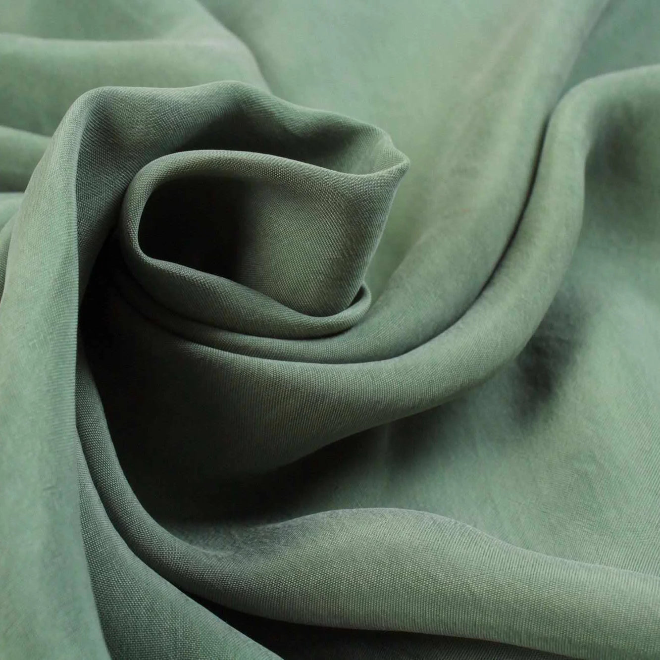 Cupro Silk Satin Turf Green – Fabric Couture